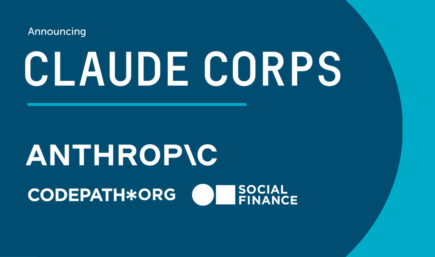 Building AI Leaders for the Public Good: Introducing Claude Corps ...